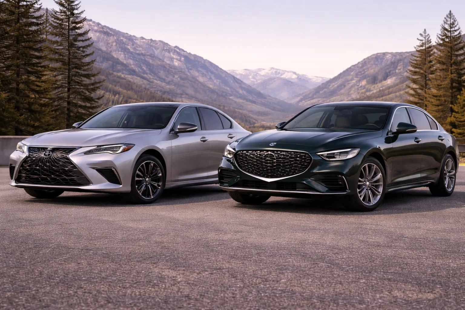 2026 Lexus ES vs Genesis G80 comparison - NGH Car Review